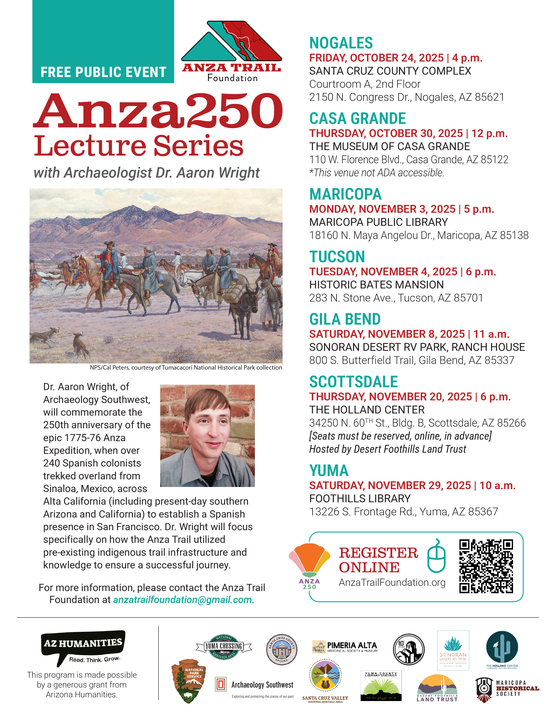 Anza Trail 250 Lecture Series - Yuma Crossing National Heritage Area