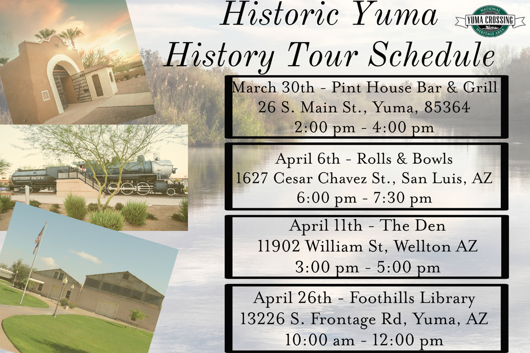 History tour kicks off Wednesday - Yuma Crossing National Heritage Area