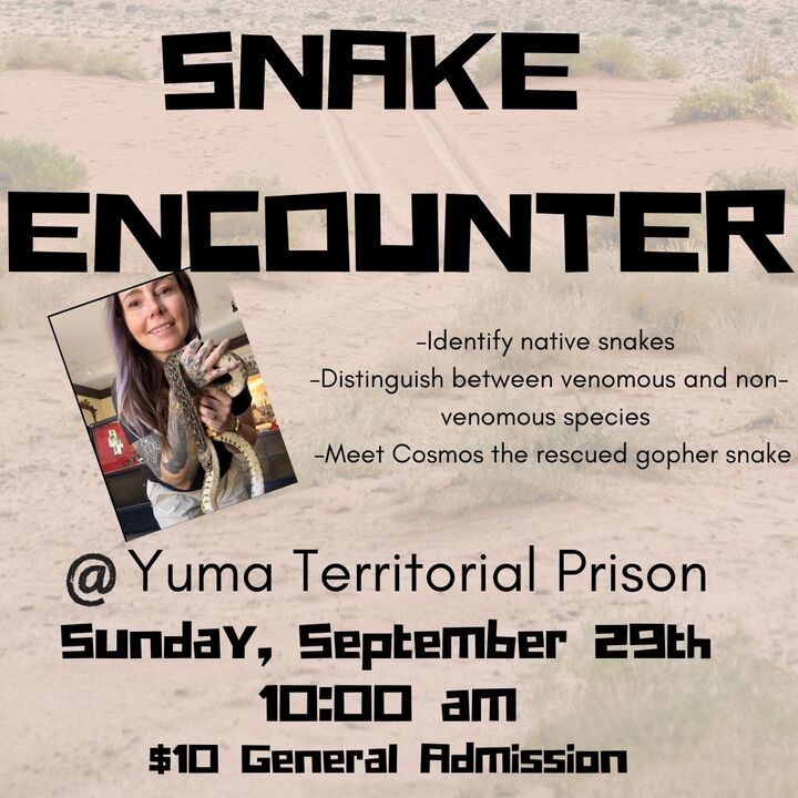 Snake Encounter at the Yuma Territorial Prison - Yuma Crossing National ...